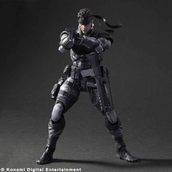 Square Enix Play Arts Kai Metal Gear Solid SOLID SNAKE Action Figure ...