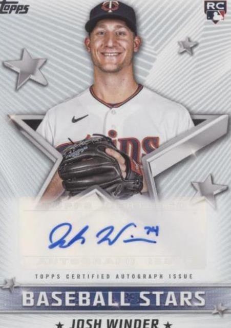 2022 Topps Update Series - Baseball Stars Autographs Josh Winder #BSA ...
