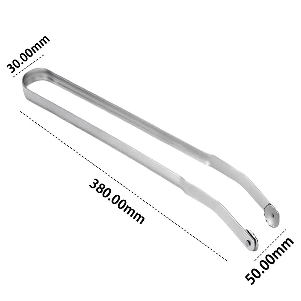 BBQ Sausage Turning Tongs Stainless Steel Long Handle Kitchen Tong for ...