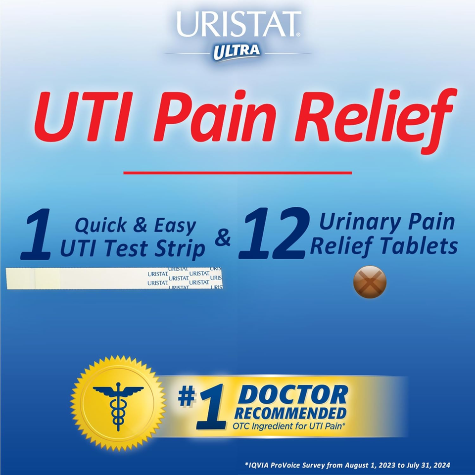 URISTAT Ultra UTI Relief Pak, UTI Treatment for Women and Men, 1 UTI ...