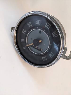 VW Regular Beetle Volkswagen Bug VDO Speedometer 90 mph OEM Chrome ...