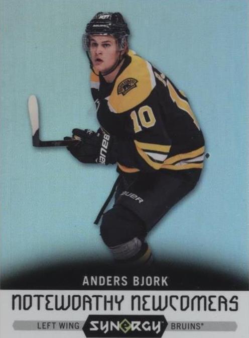 2017-18 Upper Deck Synergy - Noteworthy Newcomers Anders Bjork #NN-9 ...