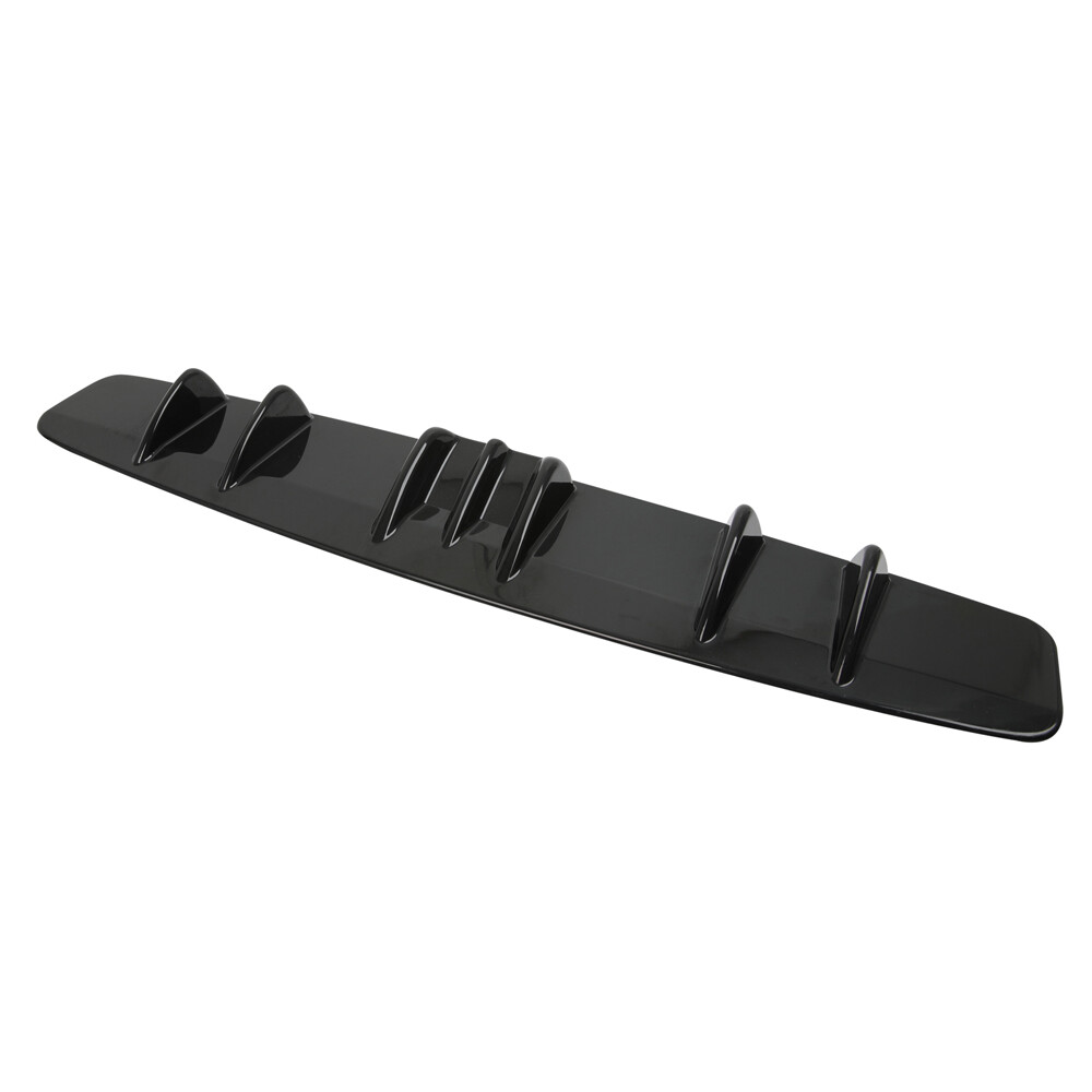 For Vauxhall Corsa VXR ABS Rear Diffuser Fins Lip Spoiler Lower Bumper ...