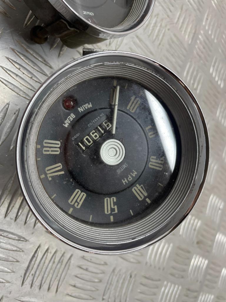 FORD POPULAR 100E 107E SET OF SPEEDO AND FUEL AND GEAR SHIFT GAUGES ...