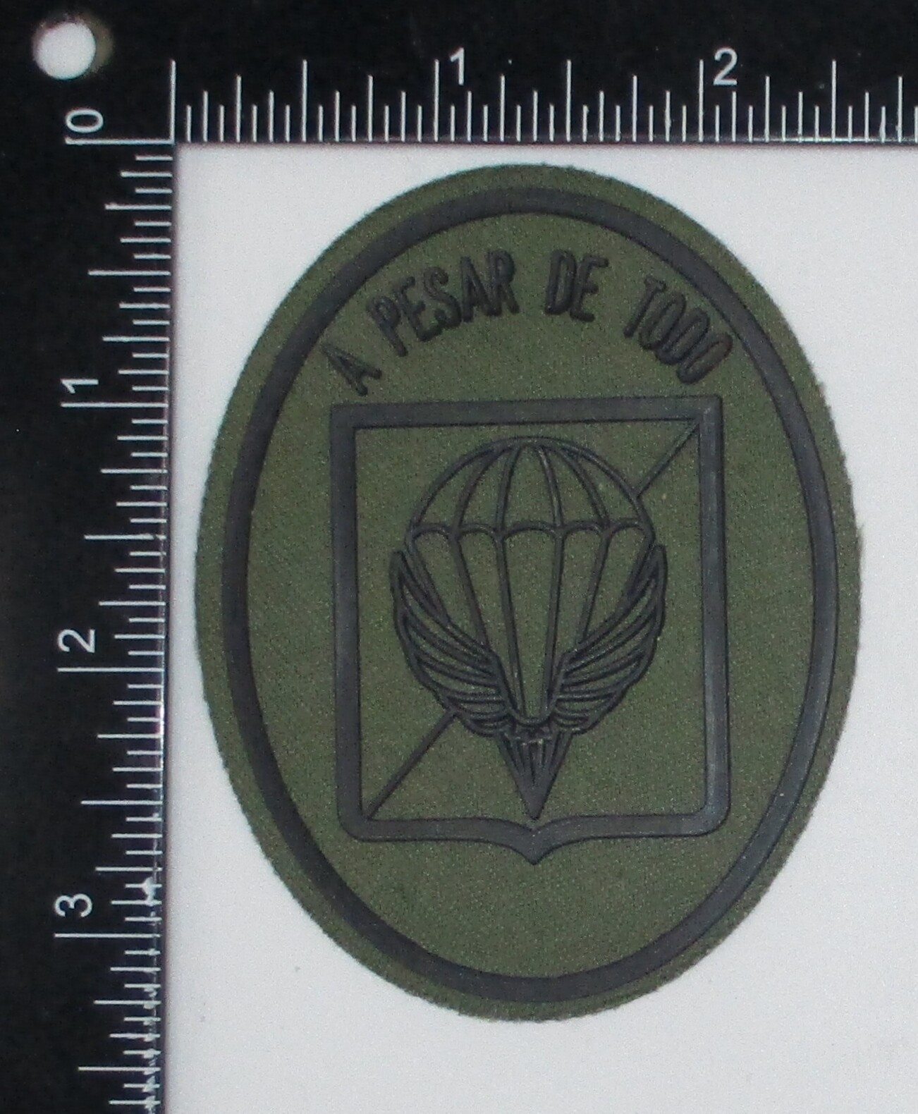 SPANISH ARMY AIRBORNE PATCH A PESAR DE TODO Subdued (Vinyl) Original ...
