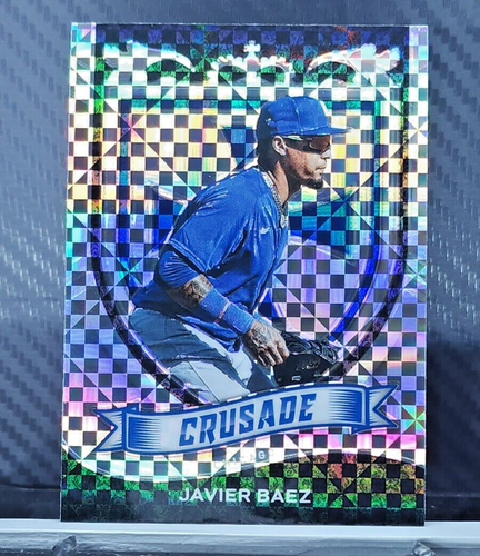 Javier Baez 2021 Chronicles Crusade BUILDING BLOCKS PRIZM SP #6 - Cubs ...