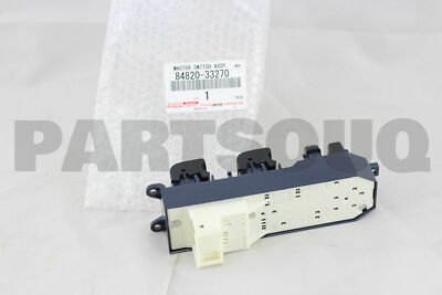 8482033270 Genuine Toyota MASTER SWITCH ASSY, POWER WINDOW REGULATOR ...