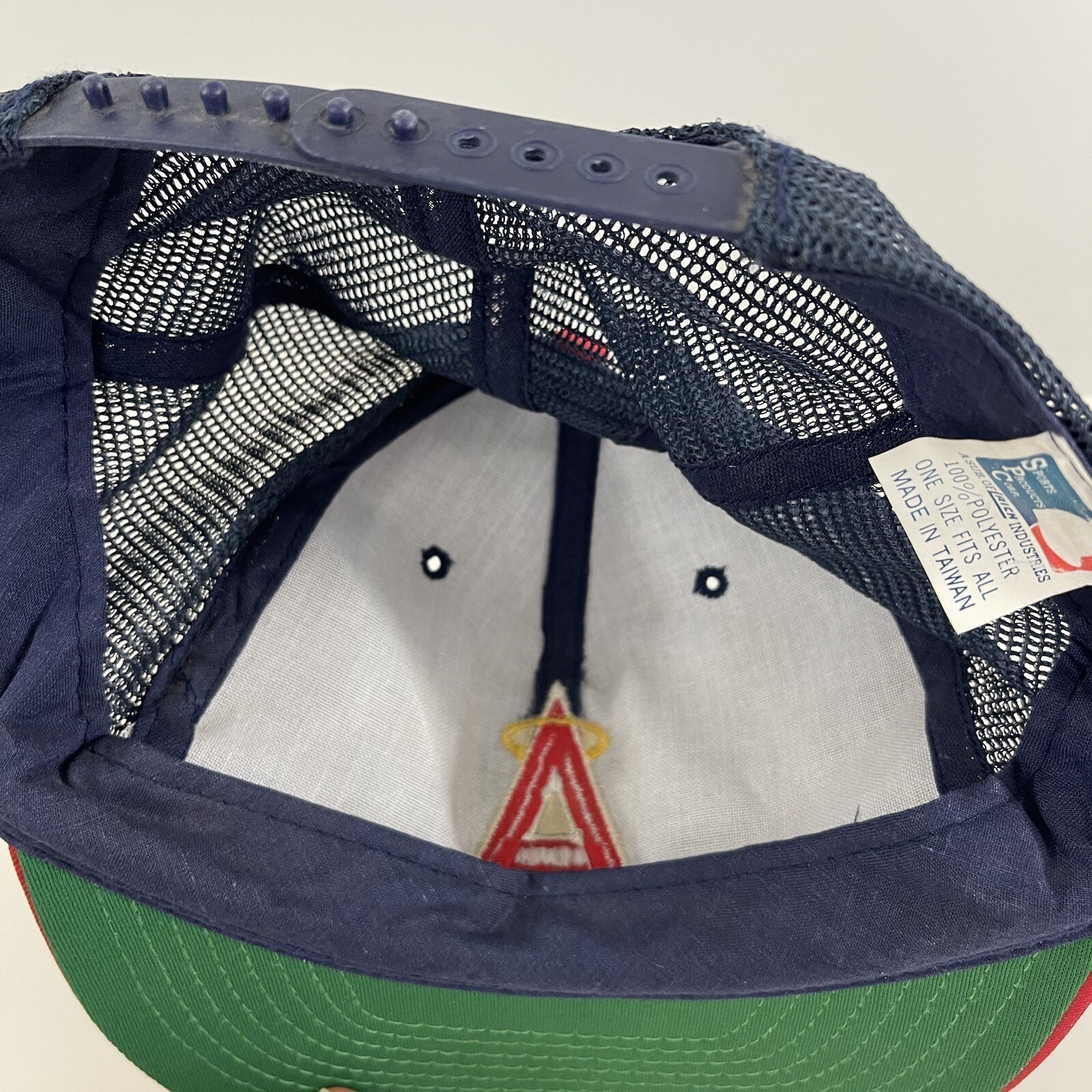 Vintage California Angels Snapback Hat Trucker Style Rope Brim | eBay