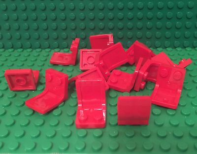 Lego 15 Pieces Red Seat / City / Friends Mini Figures Chair Utensils ...