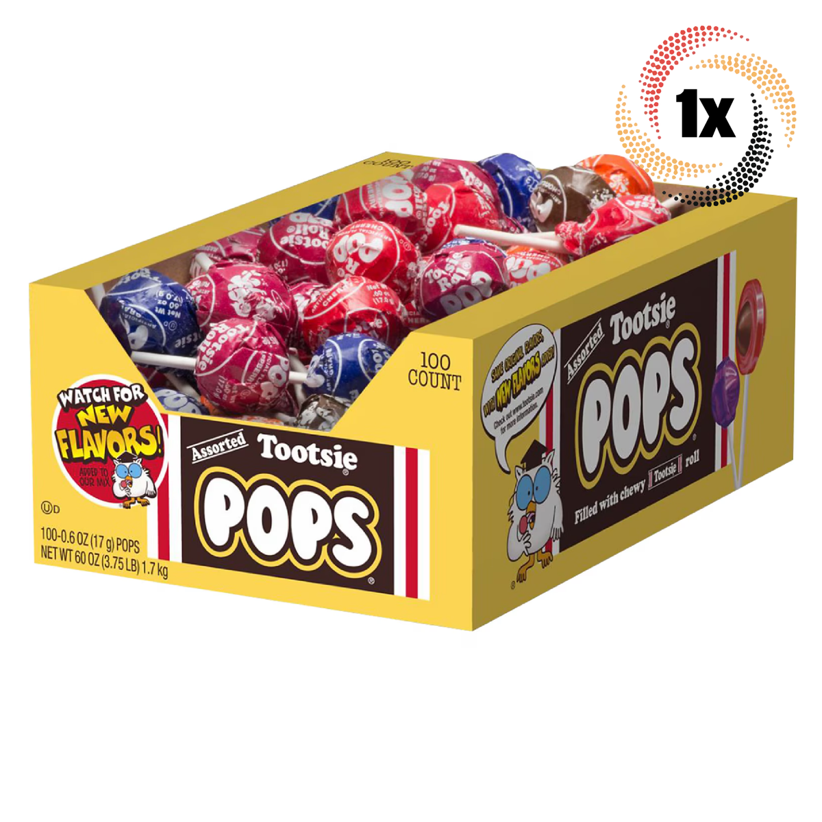 Tootsie Pops Logo Tootsie Roll Pops 100 Count Food Candy | Cracker