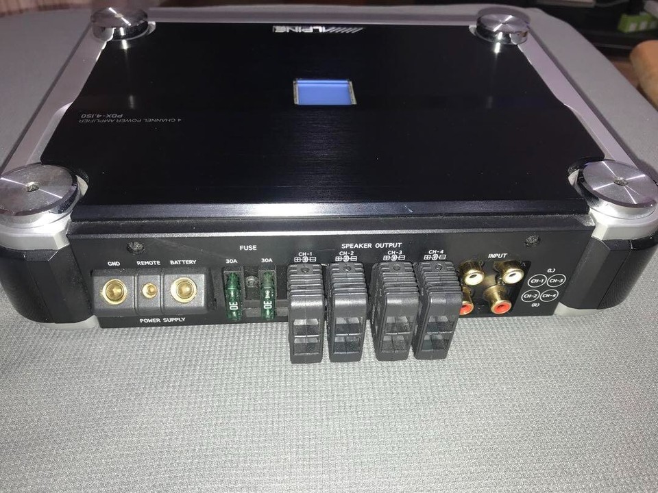 Alpine PDX-4.150 Car Audio 4-Channel Digital Power Amplifier Amp Used ...