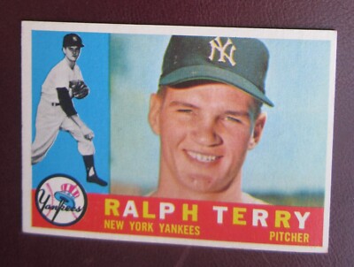 1960 Topps Ralph Terry (New York Yankees) #96 NRMT/MT | eBay