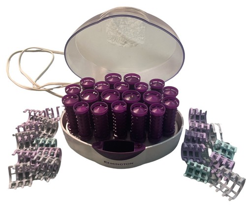 Remington Body Waves 20 Hot Rollers Curlers With Clips Purple | eBay