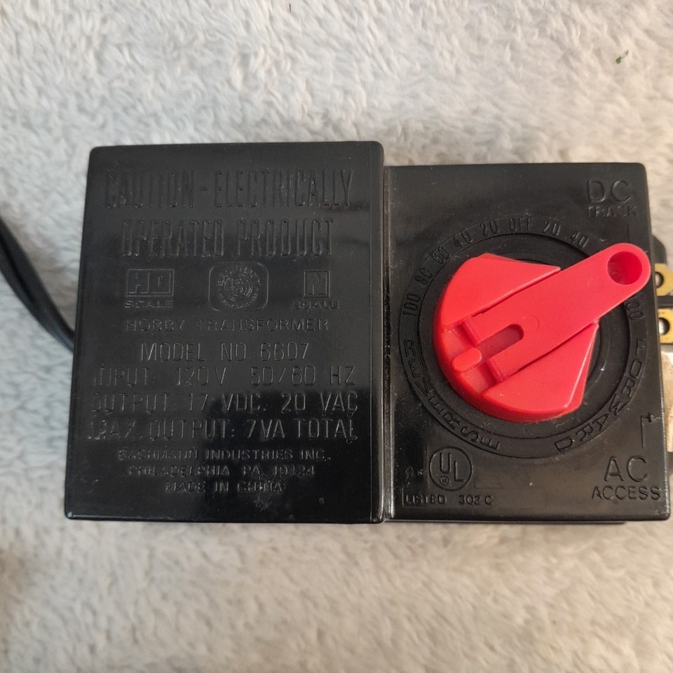 Bachmann Industries Hobby Transformer Model 6607 HO & N (Lot of 2 ...