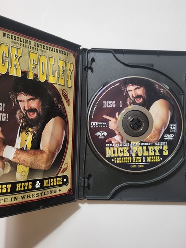 MICK FOLEY GREATEST HITS & MISSES 2 DISC DVD SET! OVER 6 HOURS OF ...
