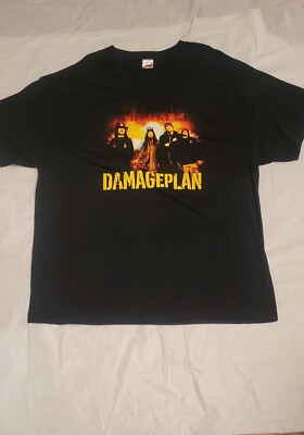T-SHIRT - DAMAGEPLAN - THE BAND - HEAVY METAL/ROCK - "XXL"- 2/SD - RARE ...