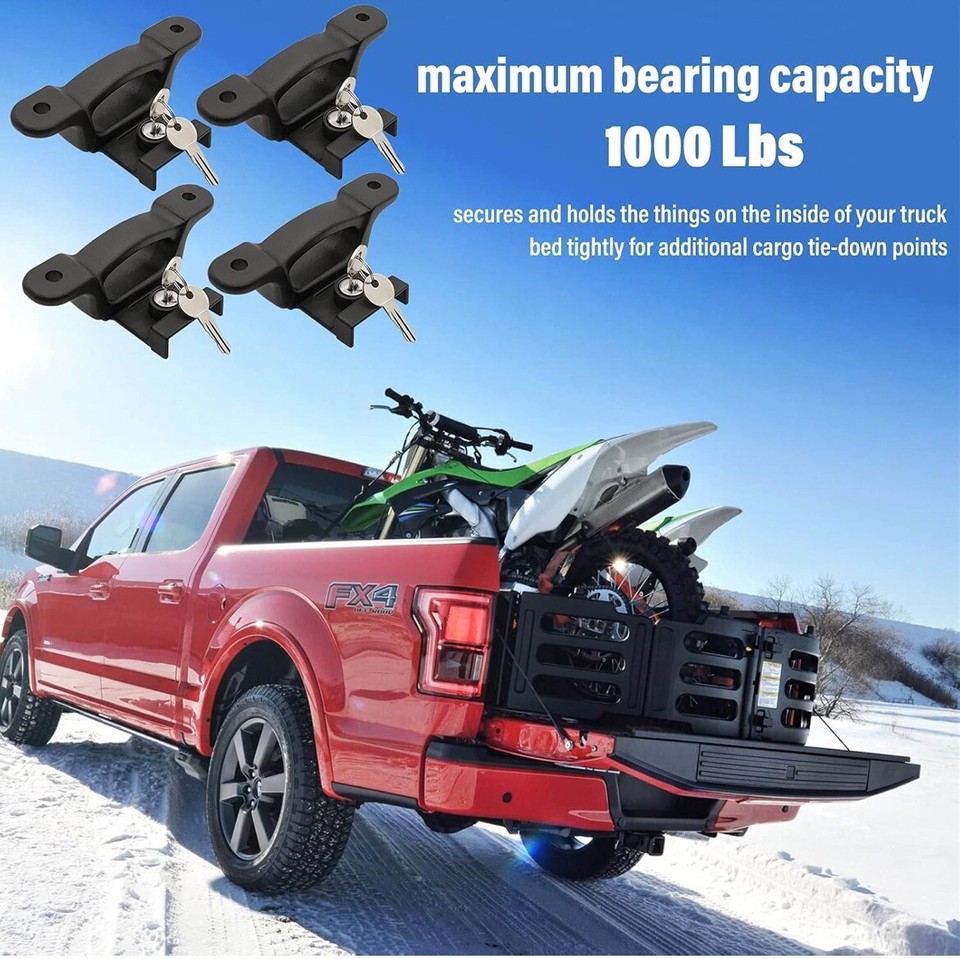 Boxlink Cleat Set Ford F150 F250 F350 Tie Down Anchors - COMPLETE WITH ...