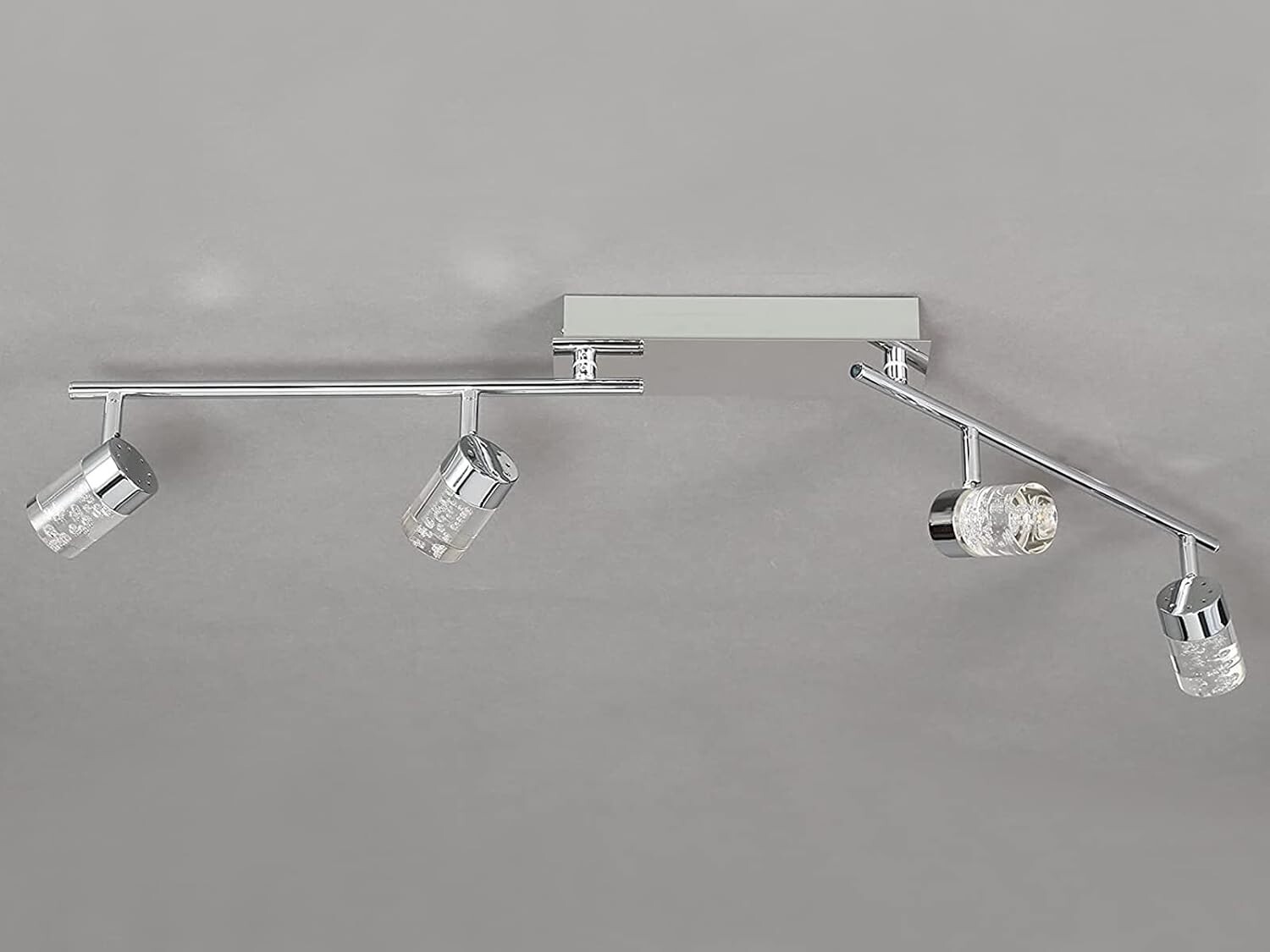 Wofi LED Ceiling Light Spotlight Maar Chrome 4X 5W 1600lm Warm White ...