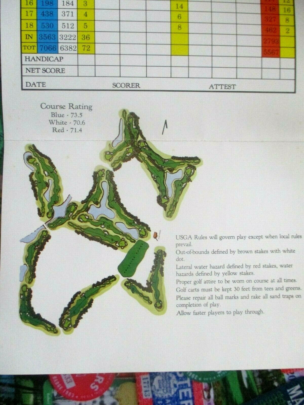 vtg - Golf Scorecard - PINE LAKES COUNTRY CLUB cc Palm Coast FL ...