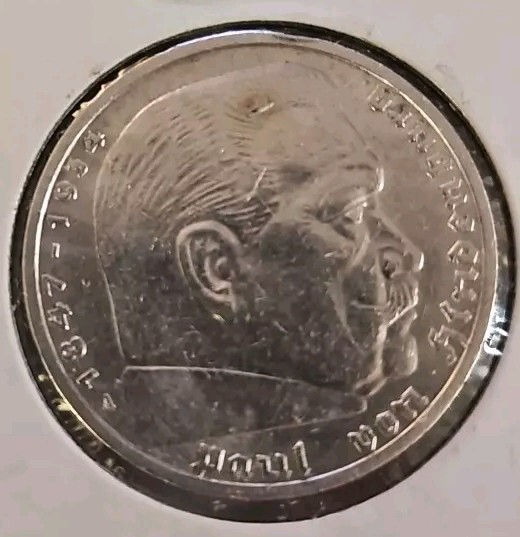 5 Mark 1936 A, 5 Mark Reich Paul Von Hindenberg | eBay