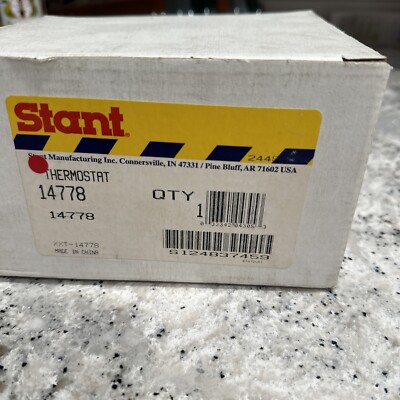 Stant 14778 Thermostat with Stainless Steel Assembly - 180 Degrees ...