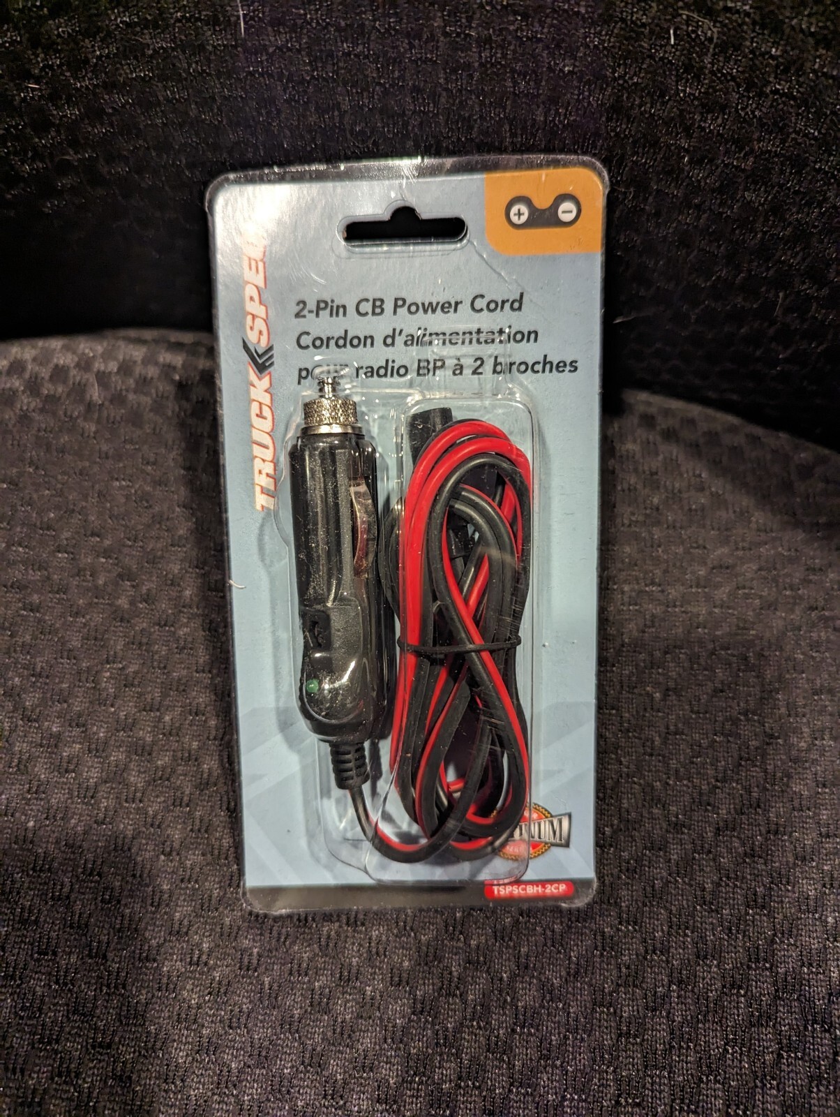 TruckSpec TSPSCBH-2CP 2-Pin Plug/12-Volt Plug Platinum Series CB Power ...