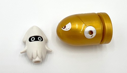 K'NEX Mario Golden Bullet Bill NO ARMS and Blooper Pieces Parts ...