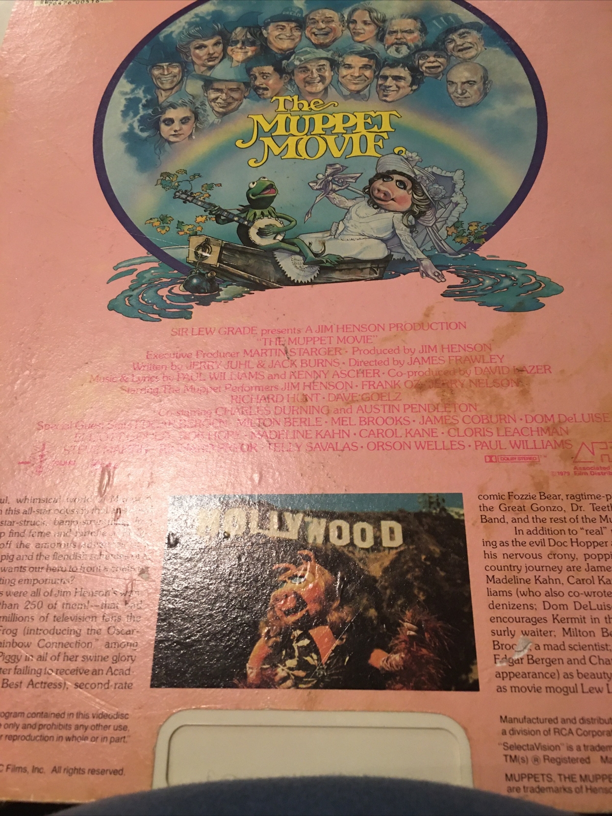 The Muppet Movie 1979 CED Videodisc / A | eBay