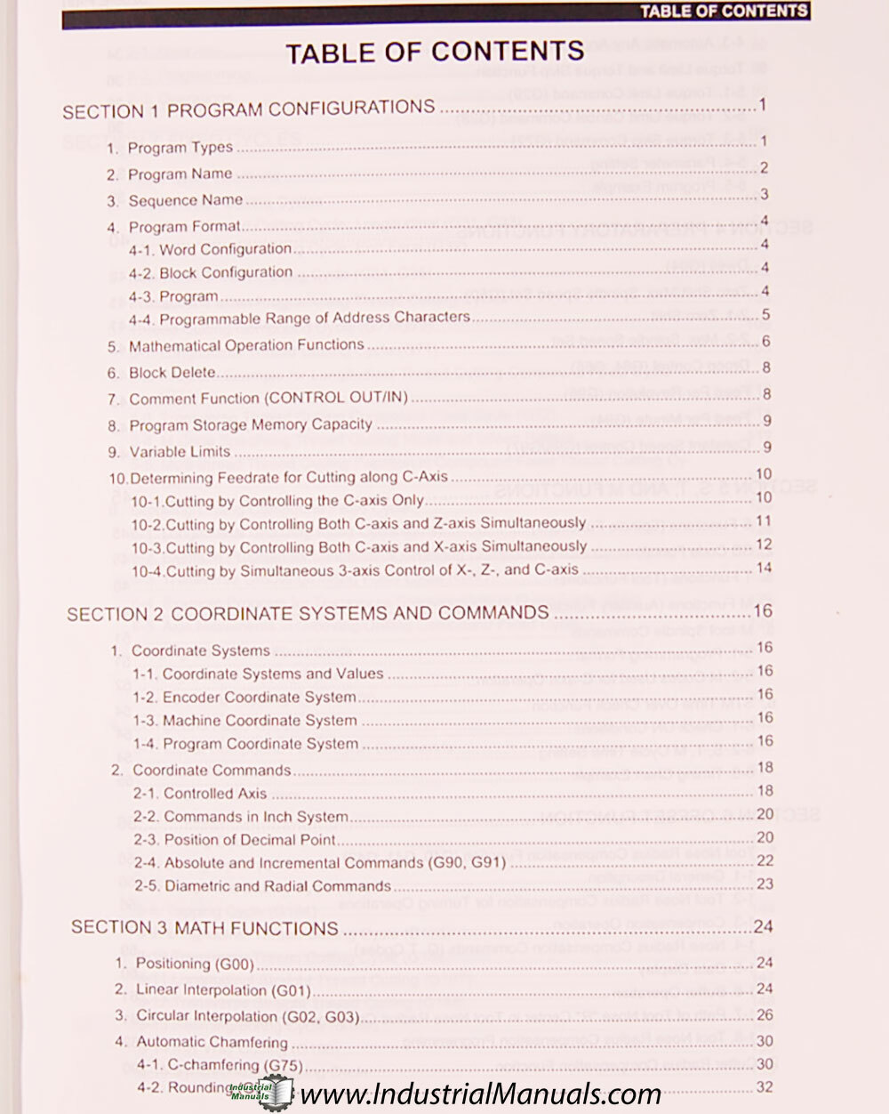 Okuma OSP-P200L, OSP-P20L P200L-R P20L-R Programming Manual Year (2007 ...