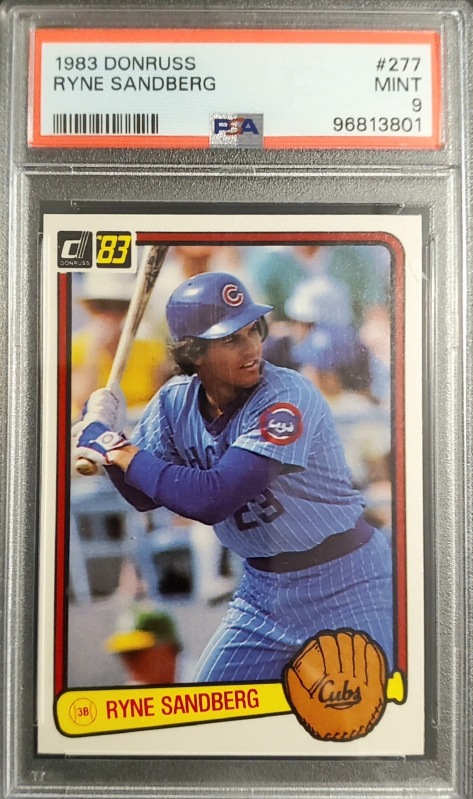 1983 DONRUSS #277 RYNE SANDBERG PSA 9 ROOKIE CARD!!! | eBay