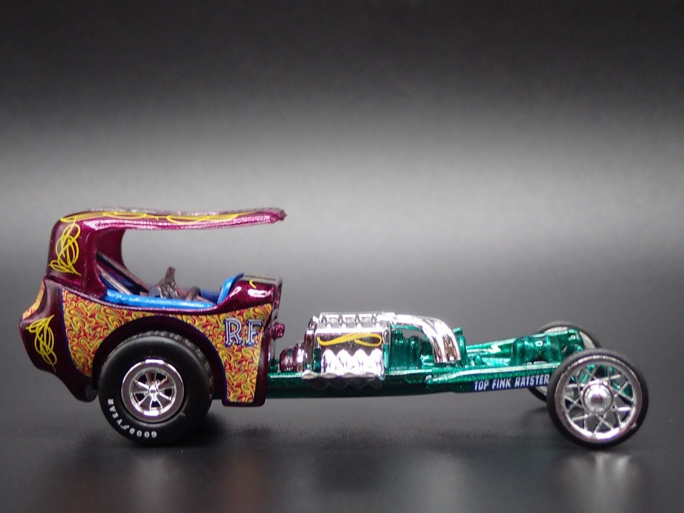 ED BIG DADDY ROTH RAT FINK CUSTOM DRAGSTER 1:64 SCALE DIORAMA DIECAST ...