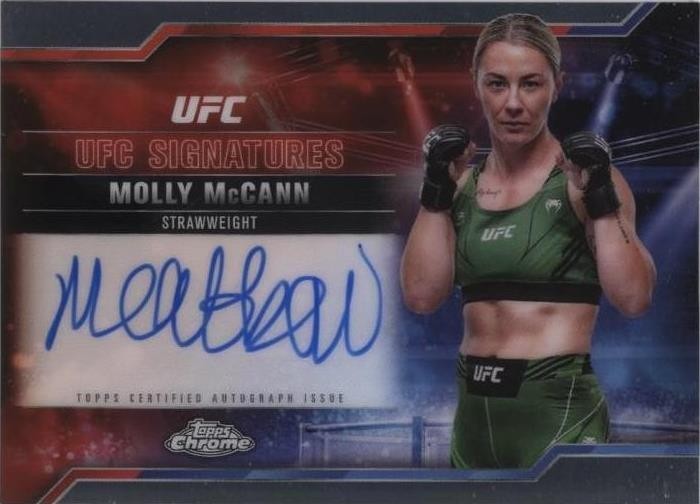 2025 Topps Chrome UFC - Molly McCann #SIG-MM for sale | eBay
