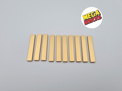LEGO LOT 10 X TILE 1X6 DORÉ GOLD INK REF 75702 / 6332144 *NEUF* | eBay