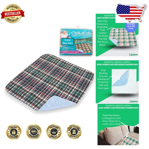 Quik-Sorb 34" x 36" Waterproof Reusable Underpads - 3 Pack for ...