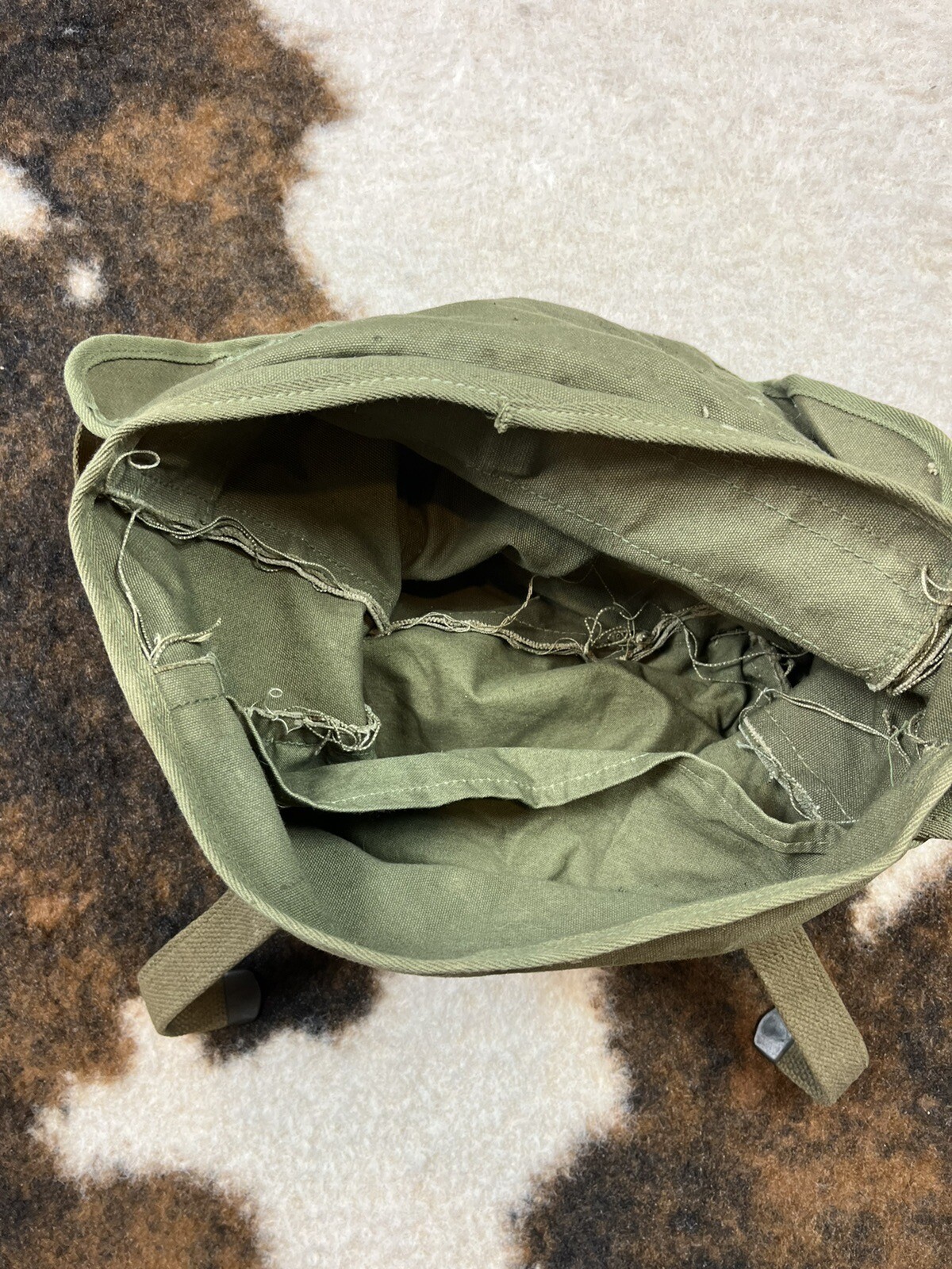 Vintage 1940s WWII Era Canvas Field Bag Backpack Rucksack | 40s WW2 ...
