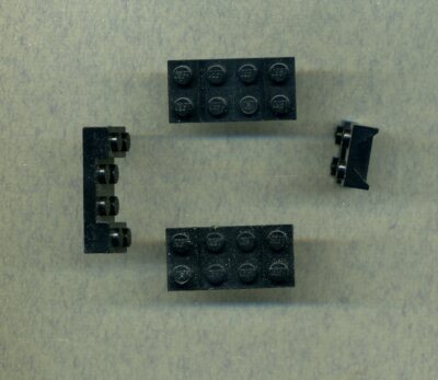 Lego--3788 -- Platte -- Kotflügel -- 2 x 4 -- Rot -- 4 Stück -- | eBay