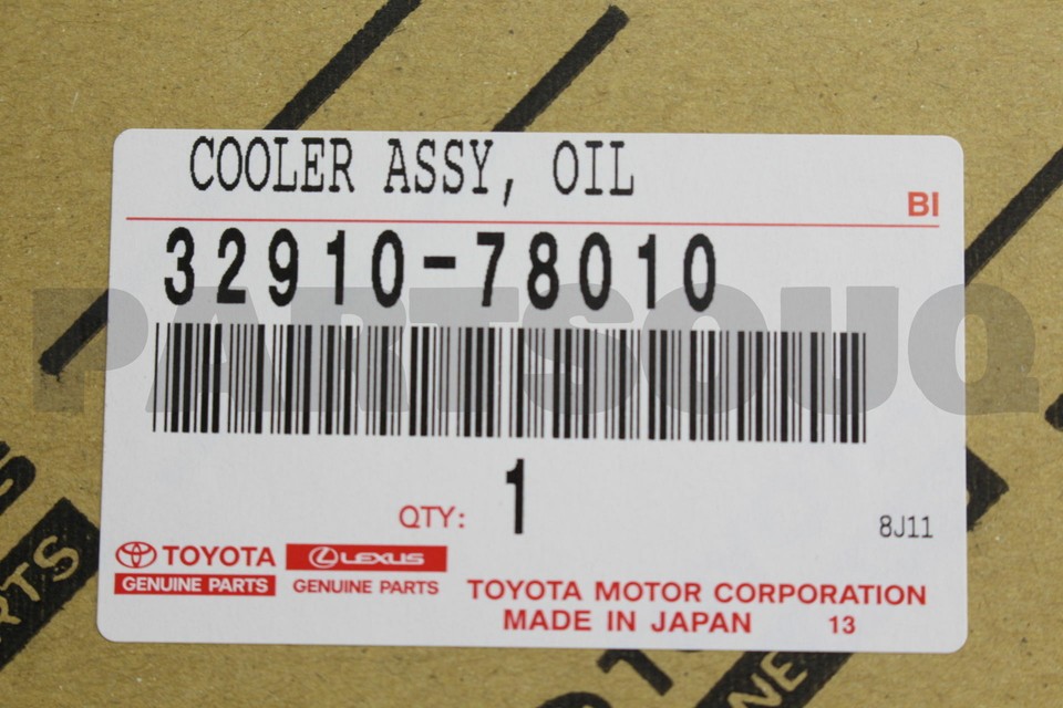 3291078010 Genuine Toyota COOLER ASSY, OIL 32910-78010 | eBay