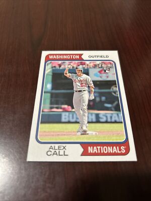 2023 Topps Heritage ALEX CALL RC #354 Washington Nationals Rookie *Mint ...