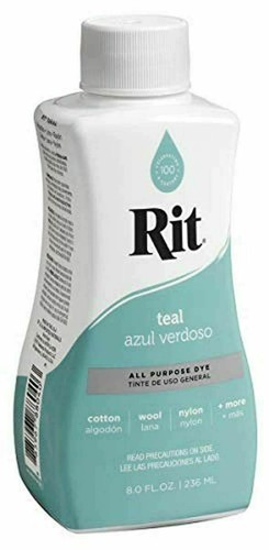 Rit All-Purpose Liquid Dye, Teal, AZUL VERDOSO, 8 Fl oz 7445008795788| eBay