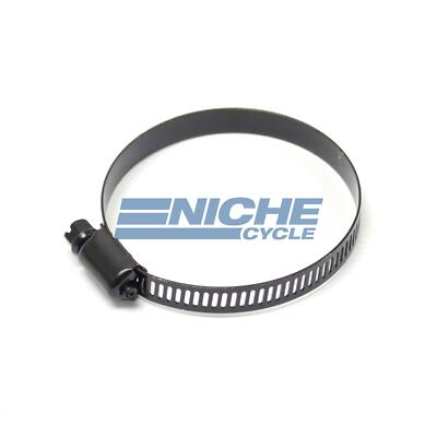 2 1/4" Universal Black Adjustable Hose Clamp 8mm Narrow 32-57mm | eBay