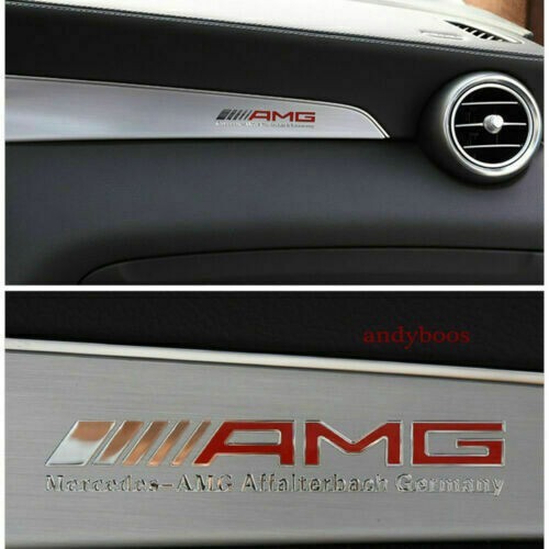2x AMG Interior Emblem Affalterbach Germany Decal Sticker Badge ...