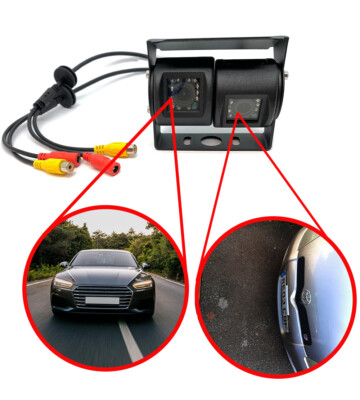 Dual Twin Reversing Rear View Reversing Parking Camera For Commercial ...