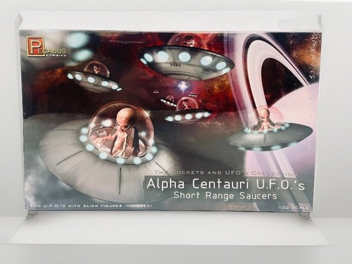 Pegasus Alpha Centauri UFO's Short Range Saucers 1:32 Plastic Model Kit 9102 New | eBay