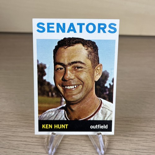 1964 Topps Ken Hunt #294 - Washington Senators - Vintage Baseball Card ...