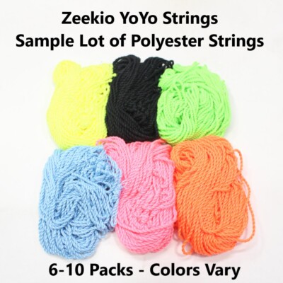 Zeekio Yo-Yo Strings-Sample Lot- Polyester-60 Strings -(Color ...