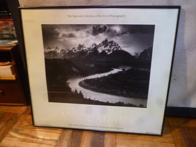 Ansel Adams The Tetons and The Snake River Poster Framed RARE-read ...