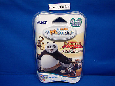 VTech V.Smile V-Motion Dreamworks KUNG FU PANDA: PATH OF THE PANDA Game ...
