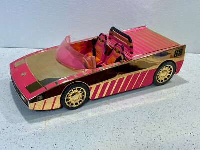 Speedmatic Car Hot Tub Dance Floor Limo Barbie Doll Pink Gold ...