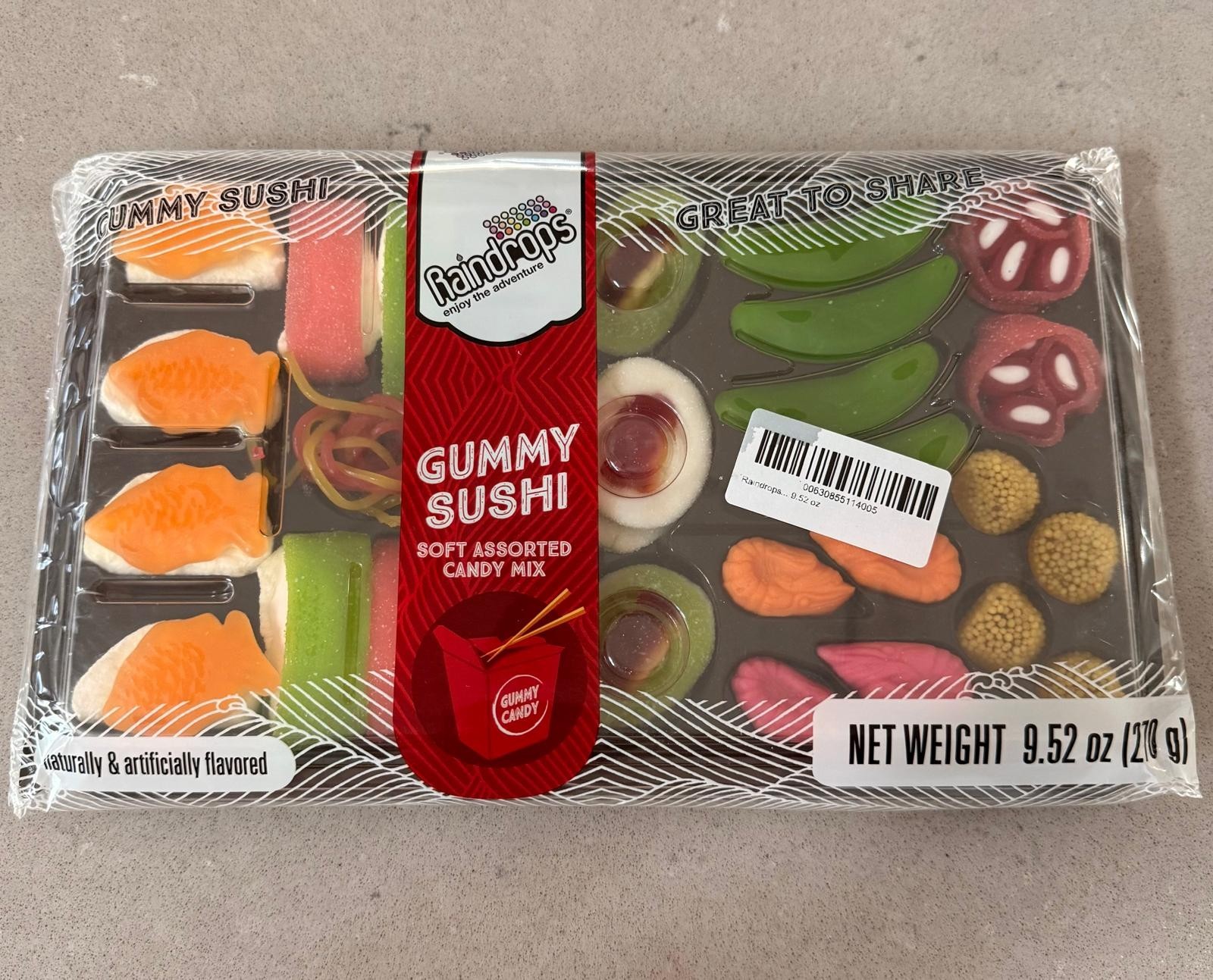 Raindrops Candy Gummy Sushi Bento Box for sale online | eBay