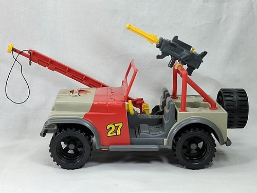 Vinyage Jurassic Park BUSH DEVIL TRACKER Vehicle 100% Complete Kenner ...